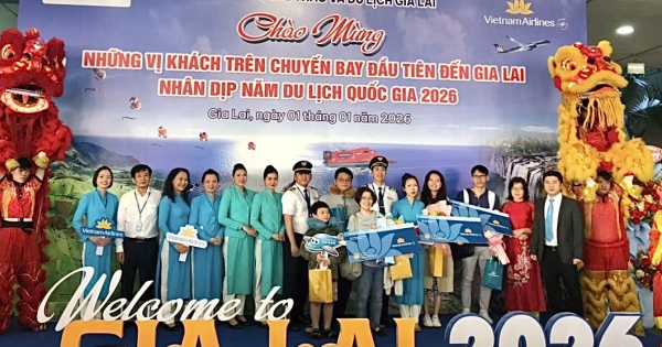 Gia Lai đón những vị khách đầu tiên mở màn Năm Du lịch Quốc gia 2026