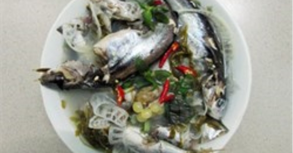 Cá úc lá me non - món ngon miền cửa sông