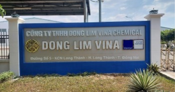 Đồng Nai: Công ty hóa chất Dong Lim Vina Chemical bị phạt nặng