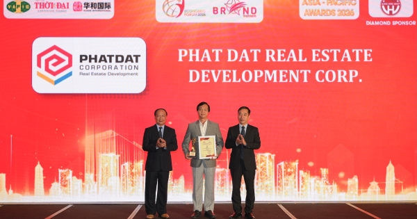 Phát Đạt nhận giải Thương hiệu Tiêu biểu Châu Á - Thái Bình Dương 2026