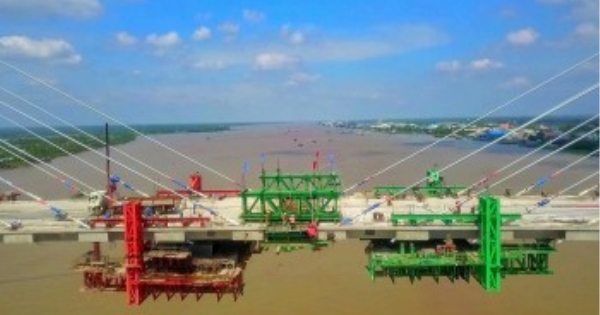 Hợp long cầu Rạch Miễu 2 nối Tiền Giang và Bến Tre